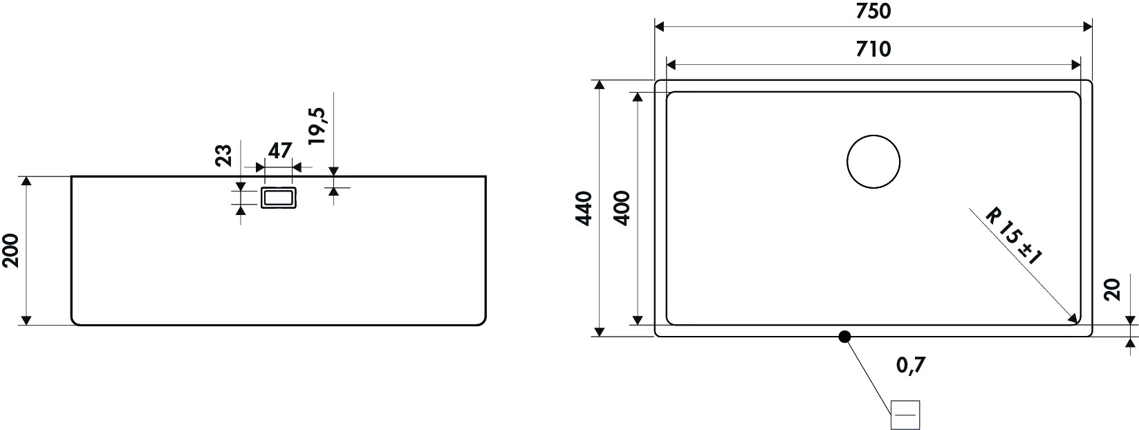 Luisina | Java Inox lisse